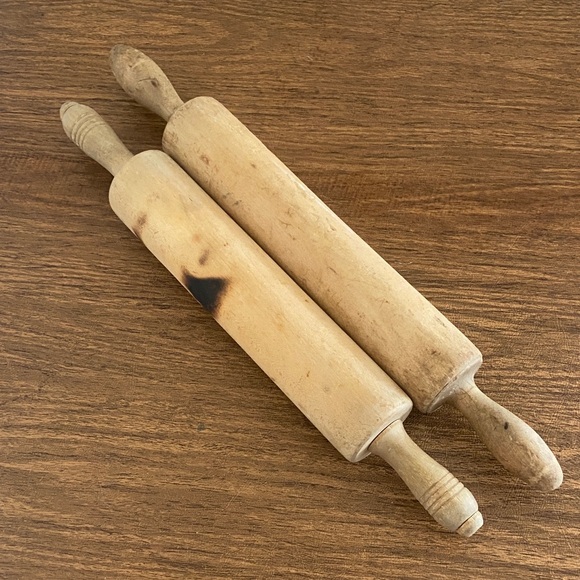 Kitchen | Vintage Wooden Rolling Pins Set Of 2 | Poshmark